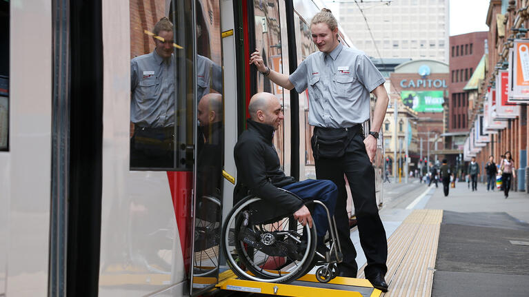 Accessible light rail travel | transportnsw.info